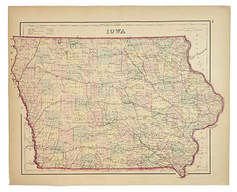 Prints Old And Rare Iowa Antique Maps And Prints