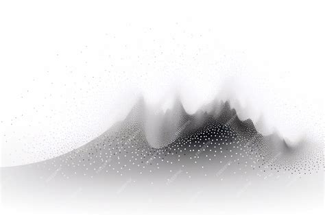 Premium Photo Flowing Dots Particles Wave Pattern Halftone Gradient