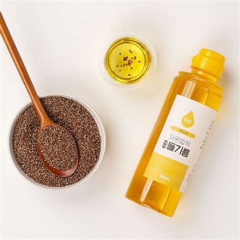 원주몰 맛도리 저온압착 국산들기름350ml