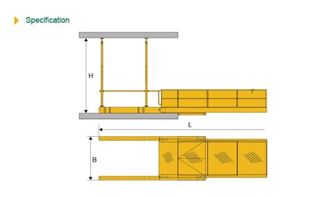 Retractable Loading Unloading Platform Sym Construction Equipments