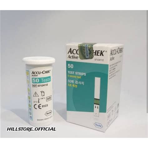 Jual Accucheck Active Test Strip Strip Accu Check Isi 50 Test Strip