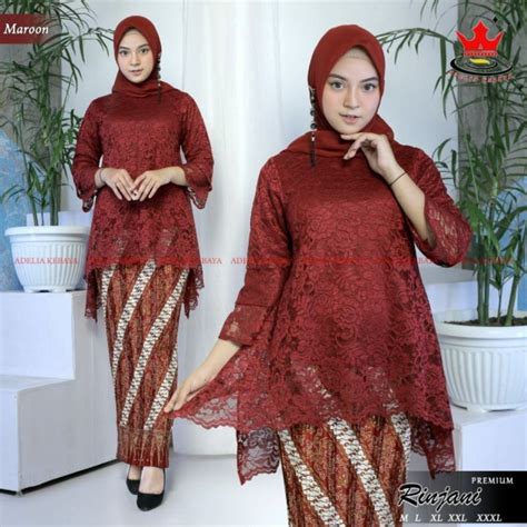 Jual Best Rukun Seller Kebaya Jumbo Ld 130 Kebaya Rinjani Set