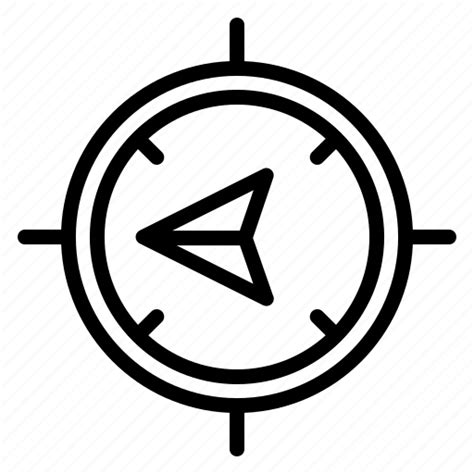Compass Navigation Direction Location Gps Map Tool Icon