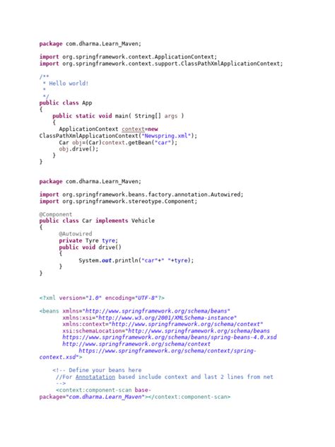 Annotation Based With Autowired Pdf Computer Programming Software Engineering