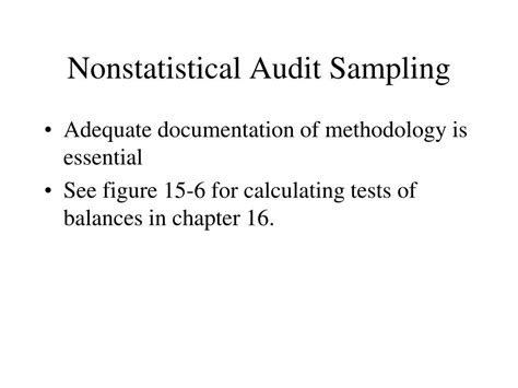 PPT Audit Sampling PowerPoint Presentation Free Download ID 4012319