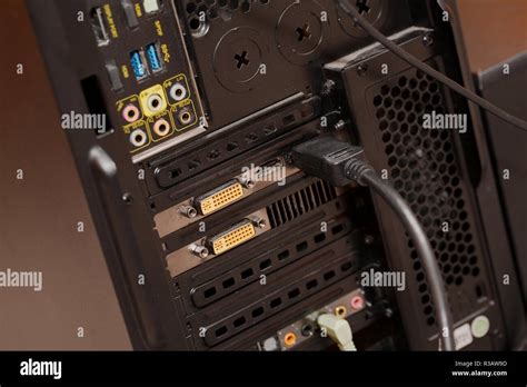 Computer Case Back Panel Hi Res Stock Photography And Images Alamy