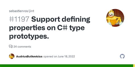 Support Defining Properties On C Type Prototypes Issue 1197