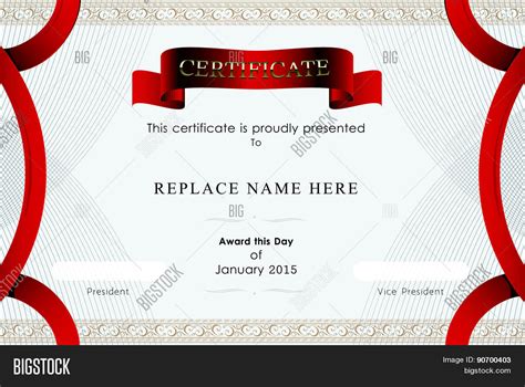 Certificate Border Vector Photo Free Trial Bigstock