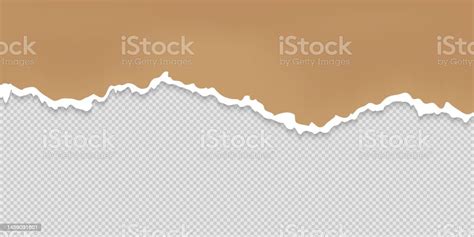 찢어진 수평 부분 텍스트의 사각형 회색 배경에 부드러운 그림자가 있는 수평 공예 종이 조각 벡터 그림 0명에 대한 스톡 벡터