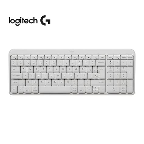 Logitech Teclado K250 InalÁmbrico Compacto Bluetooth Blanco