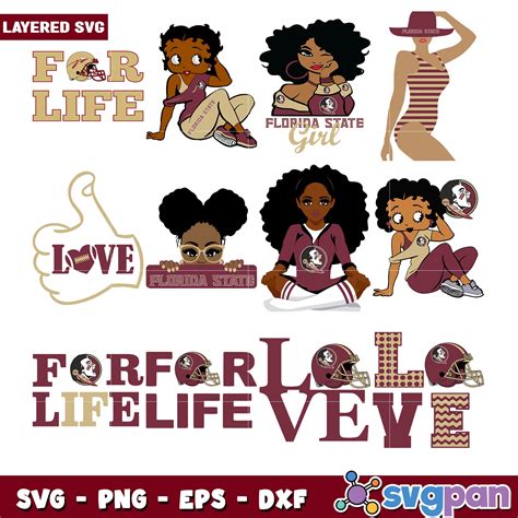 Florida State Girls Svg Bundle Svgpan