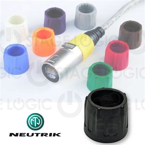 100x Neutrik Bse 0 Colour Coding Collar Black Stagelogic Ltd Audio Visual Solutions