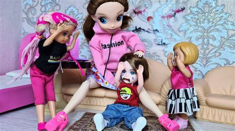 Я ВОЛОСАТЫЙ👩‍🦱🤣😲😱 Катя и Макс веселая семейка Смешные куклы Барби АНИМАЦИЯ сериал Даринелка ТВ