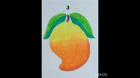 Easy Mango Drowing 🎨 Youtube