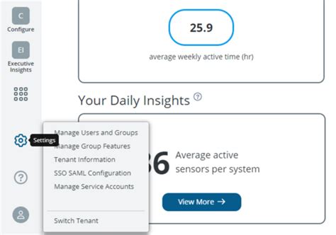 Systrack Settings Administration