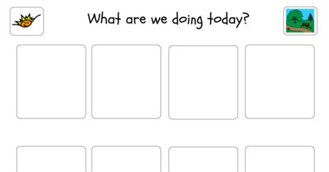 Visual Schedule Printable Google Slides Visual Schedule Printable