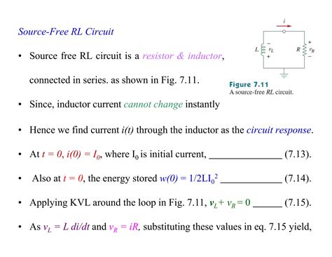 first order circuits linear circuit analysis ppt