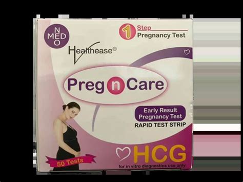 Healthease Preg N Care Rapid Pregnancy Test Strip Aganang Medical