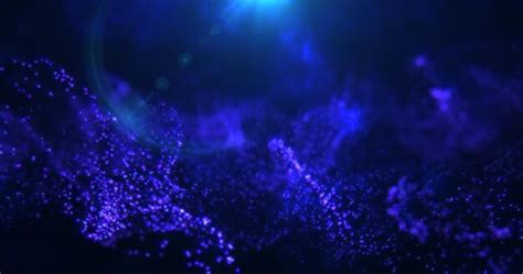Premium Photo Abstract Waves From Particles And Dots Of Energetic Magic With The Effect Of