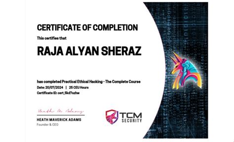 Finished Cybersecurity Course With Tcm Academy Alyan Raja Posted On The Topic Linkedin