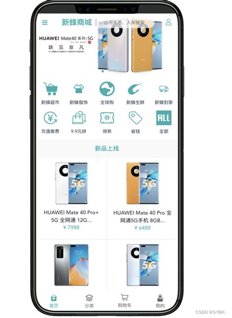 向“全栈”进发，大型线上商城实战项目，spring Boot Vue 前后端分离版本的商城来了（文末有视频）新蜂商城sybh的博客 Csdn博客