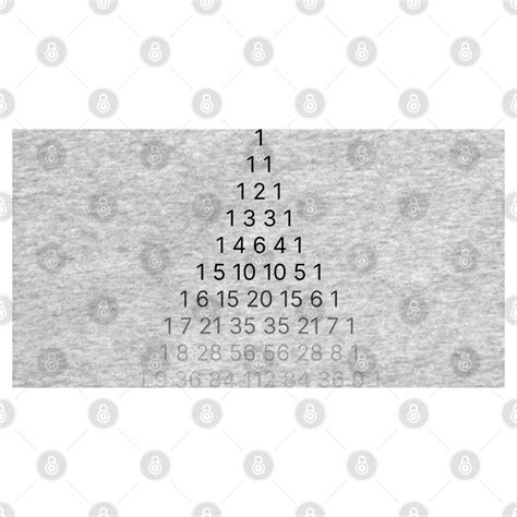 Pascals Triangle Pascals Triangle T Shirt Teepublic