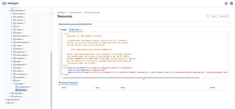 Components WebSight CMS
