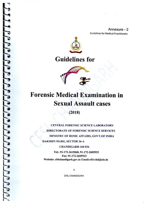 Forensic Medical Examination IN SEX Assault Cases Bachelors Of Law 3 Years Studocu