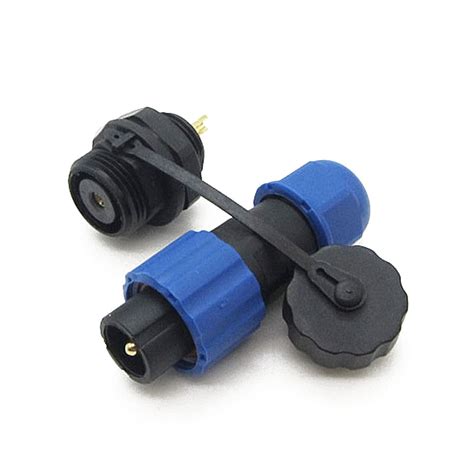 Elecbee Connector Sp13 Male Plug And Female Socket Ip68 1 Pin In Line