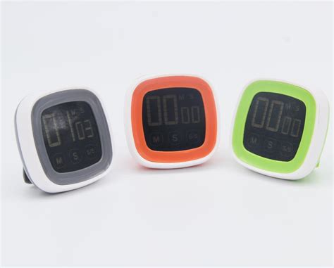 Touch Screen Kitchen Timer Stop Watch Count Down Timer Small Lcd