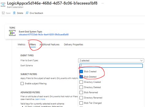 After Azure Logic App Deployment No Event Subscription Is Created On Storage Account Stack