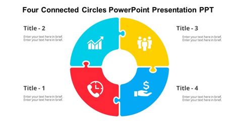 Four Connected Circles PowerPoint Presentation PPT PPTUniverse