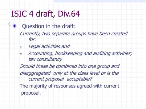 Ppt Isic Rev4 Draft Section N “professional Scientific And