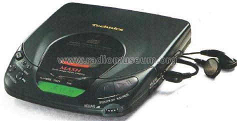 Portable CD Player SL XP 350 R Player Technics Brand Radiomuseum Org