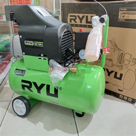 Jual Mesin Compressor Listrik Ryu Rcp200 1 35liter Pakai Oli Kompresor Listrik 2 Hp 35liter
