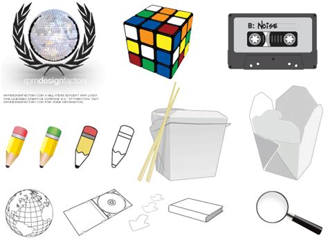 Vector Object Collection Download Free Vector Art Free Vectors