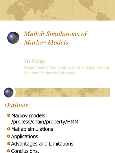 Markov Processes Meng Pdf Markov Chain Matlab