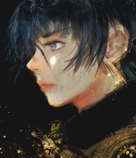 Safebooru 1girl Blue Eyes Blue Hair Choujin X Facing To The Side Highres Kyezzzz Looking To