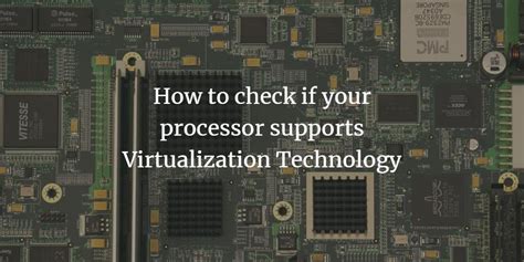 How To Check If Your Processor Supports Virtualization Technology On Ubuntu Vitux
