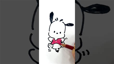펜으로 포차코 쉽게 그리기 Pochacco Sanrio Sanrio Drawingcharacter 포차코그리기