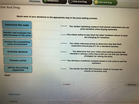 Solved Question Progress °click And Drag Introduction Ickand