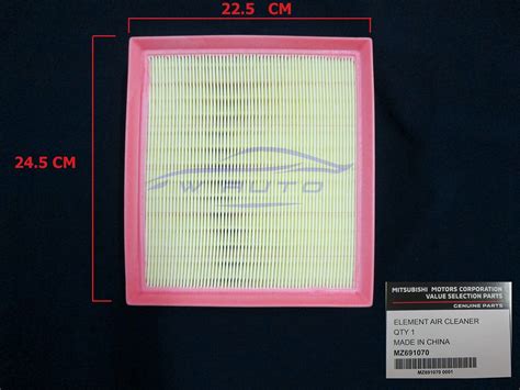Mitsubishi 1500a608 Air Filter Cross Reference