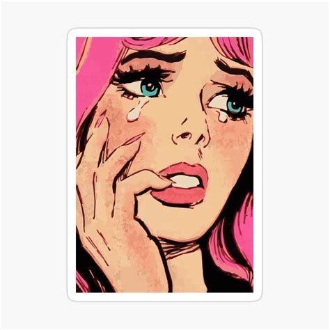 Pop Art Girl Crying