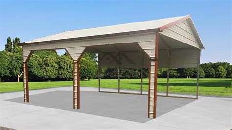 30x66x12 Metal Carport Steel Carports For Sale Near Me