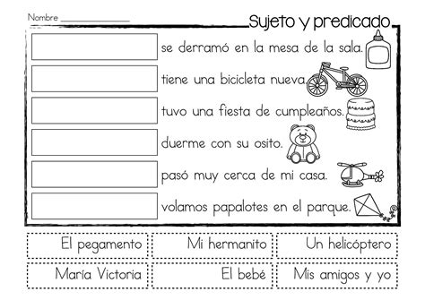 Centros De Aprendizaje Para Practicar El Sujeto Y El Predicado En Hot Sex Picture