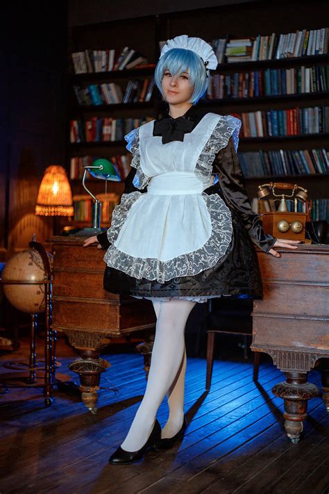 Rei Ayanami Maid By Yunakairi Cosplay On Deviantart