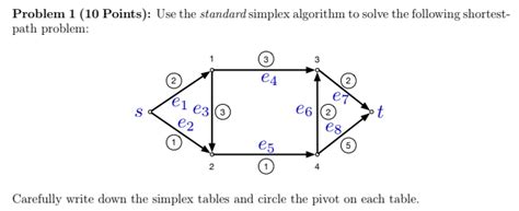 Solved Problem 1 10 Points Use The Standard Simplex