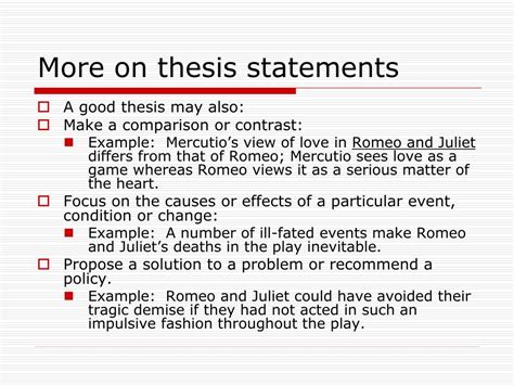 PPT Formulating A Thesis Statement PowerPoint Presentation Free Download ID 1841174