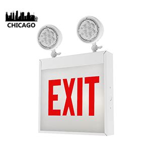 Exit Lights Exit Sign Emergency Light Combos COMBO2 R Exit Light Co