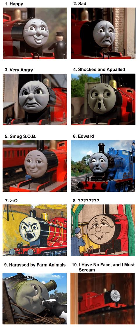 Thomas The Tank Engine James Angry